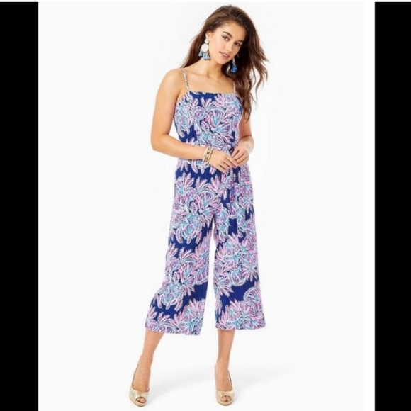 Lilly Pulitzer | Pants & Jumpsuits | Nwt Lilly Pulitzer Sandra Jumpsuit ...